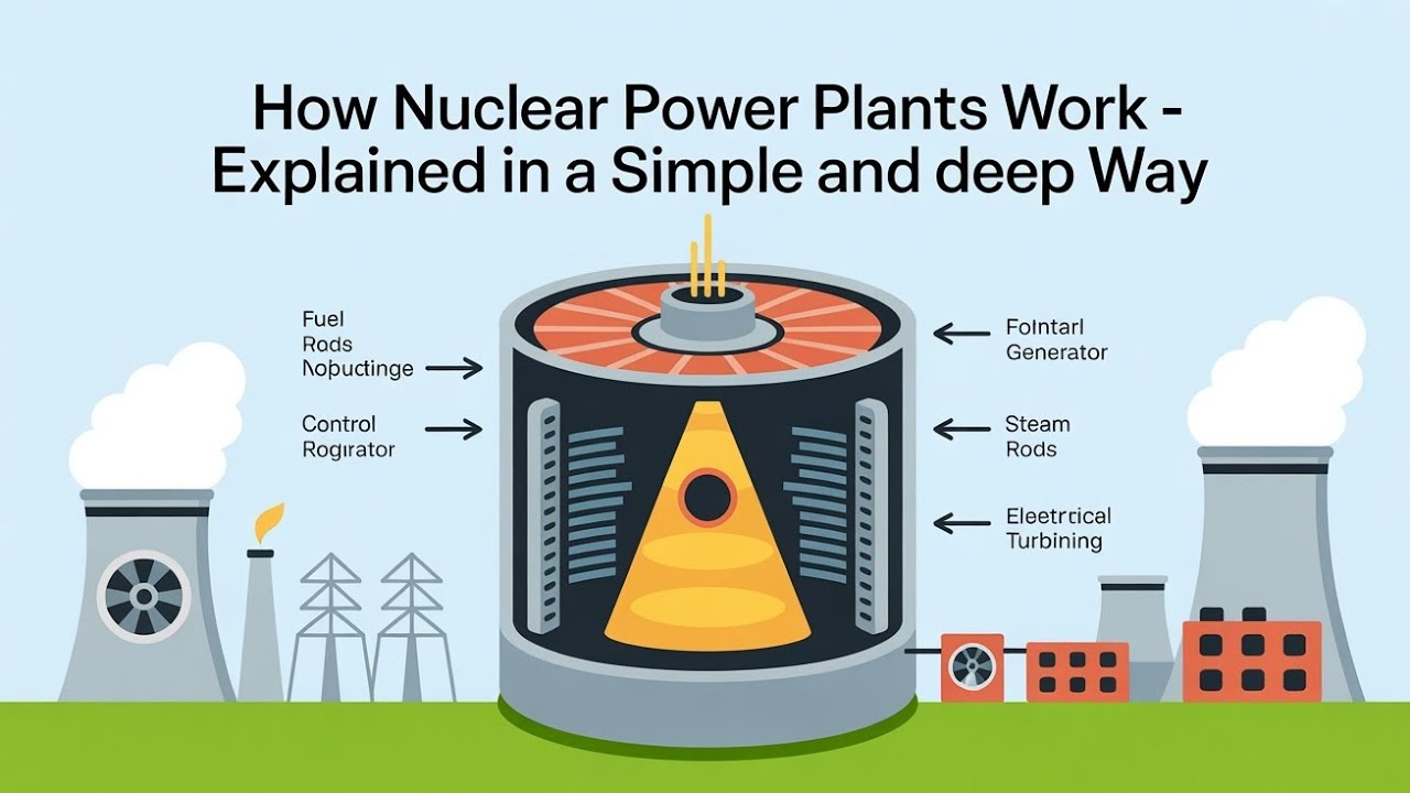 How Nuclear Power Plants Work - Explained in a Simple and Deep Way ...