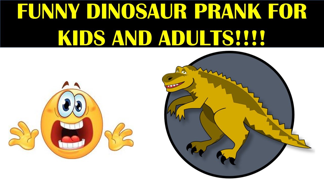 DINOSAUR PRANK (VERY FUNNY!!!) - YouTube