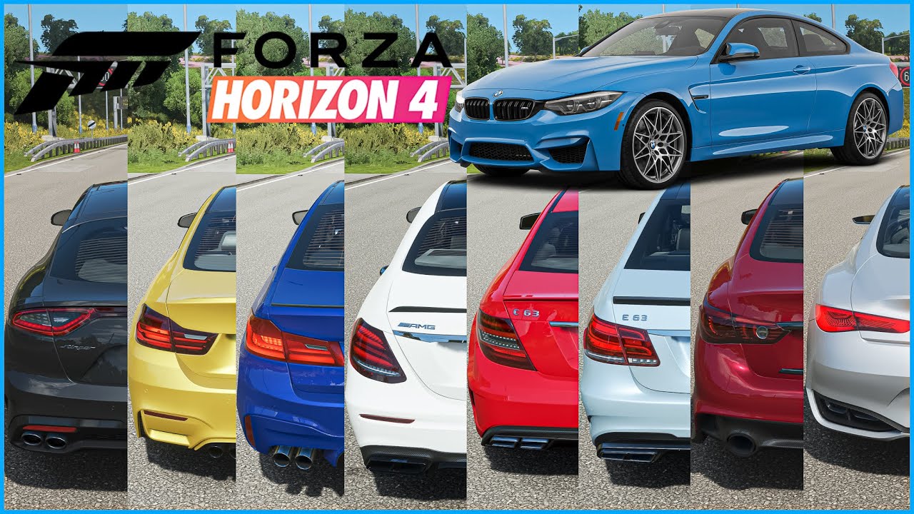 Forza Horizon 4 - Top 25 Fastest Super Saloon Cars | Top Speed Battle ...