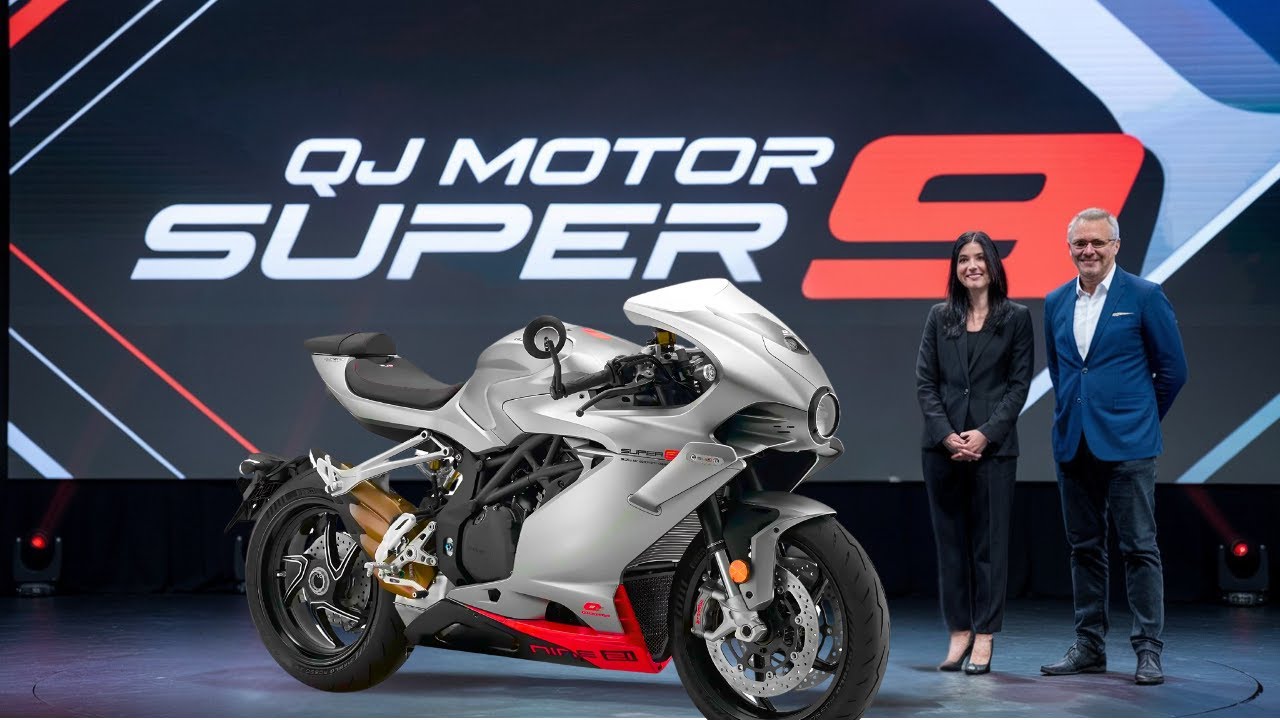 QJMOTOR SUPER 9 - A Serious Monster with 900cc V4 - YouTube