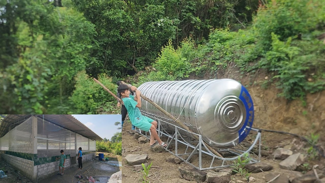 Full Video 60 Days of Farm Work Using Plastic Pipes for Water and ...