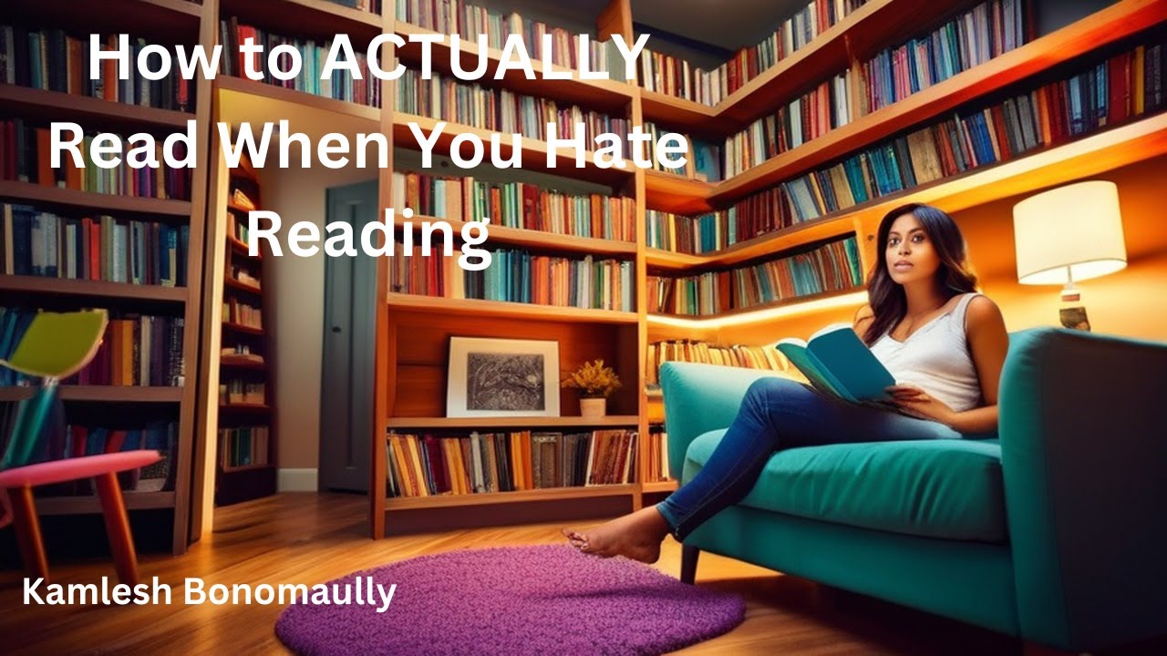How to ACTUALLY read when you hate reading - YouTube