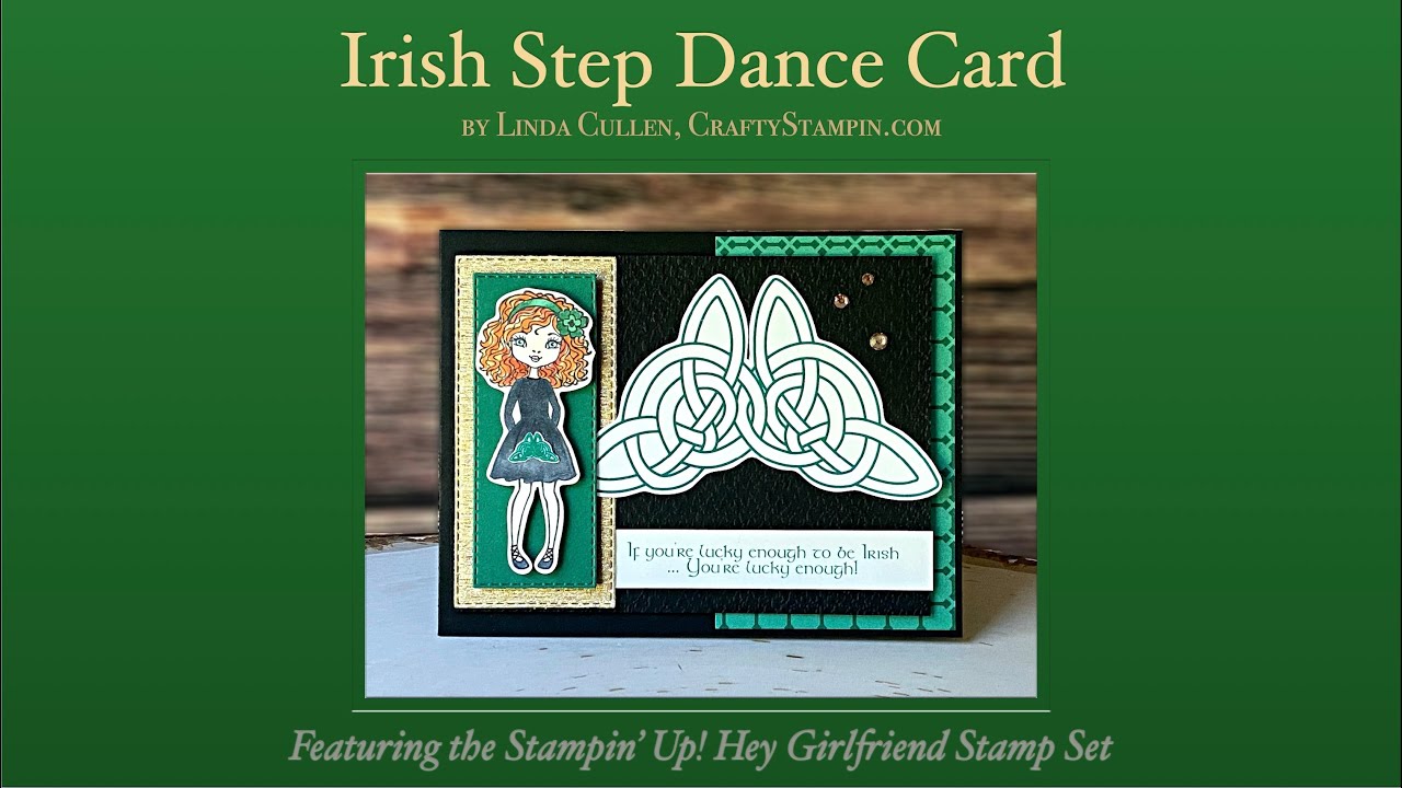 Crafty Stampin' - Irish Step Dance Card - Multicultural Day ...