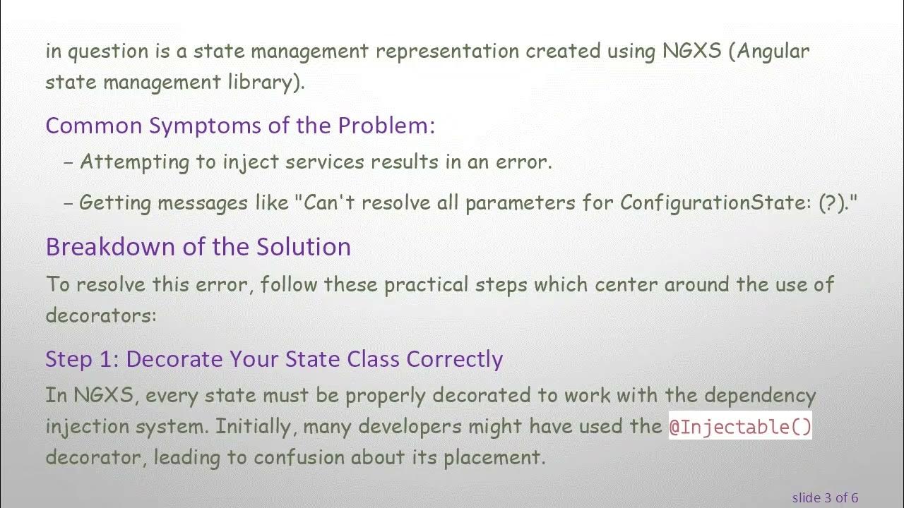 Resolving Dependency Injection Errors After Angular 8 to 9 Upgrade ...