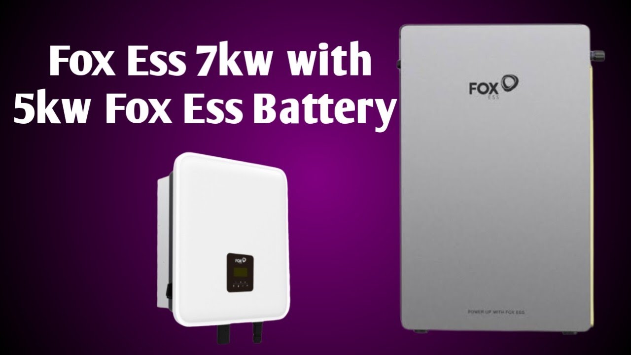 Fox Ess 7kw inverter with fox Ess 5kw battery - YouTube