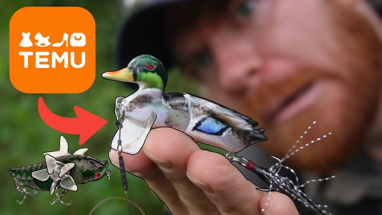 I Brought These Crazy Lures From TEMU! Will They Catch? + Big ...
