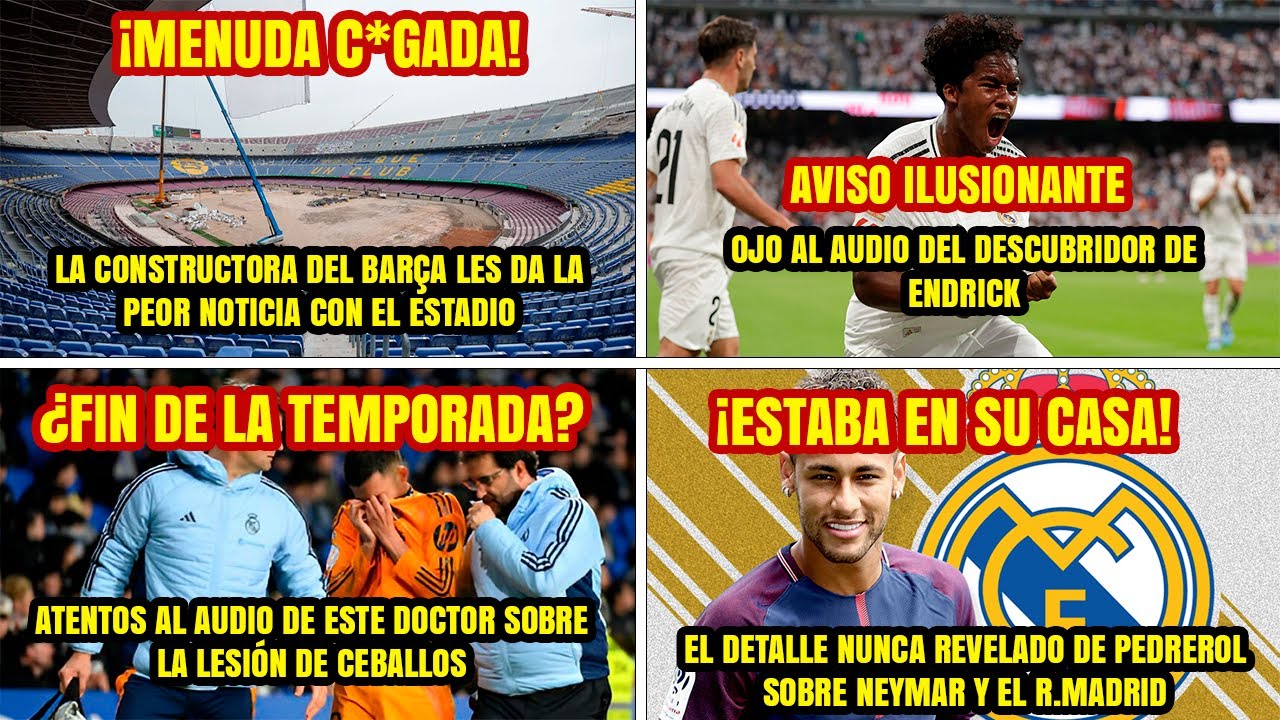 ¡MENUDA C*GADA! La constructora del Barça les da la PEOR NOTICIA con el ...