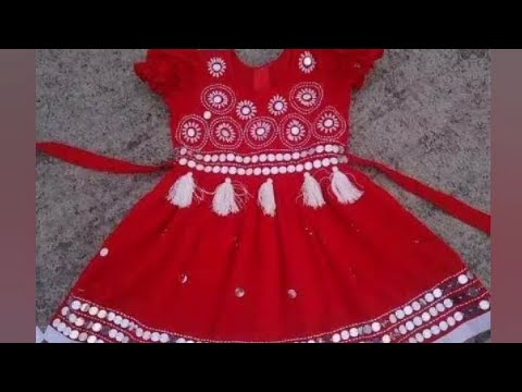 latest hand embroidery designs for child karahi design bachun k lye# ...