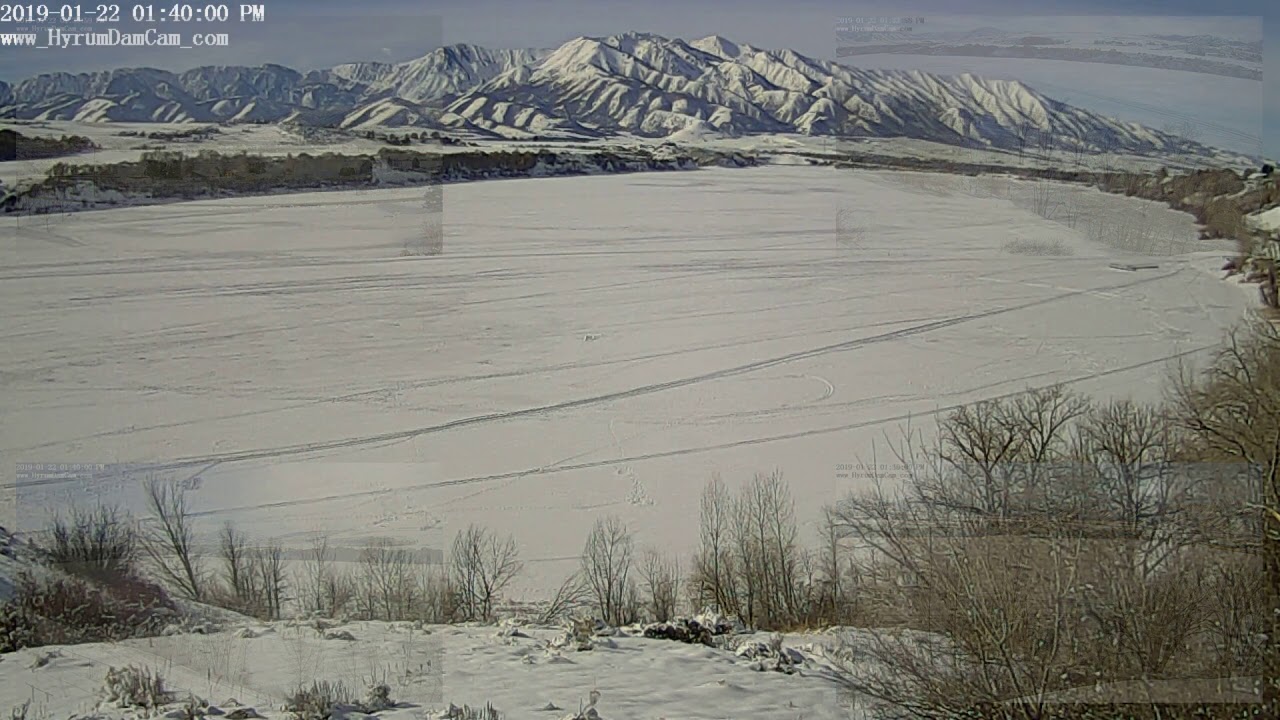 Hyrum Dam Cam 2019-01-22 All Cameras - YouTube