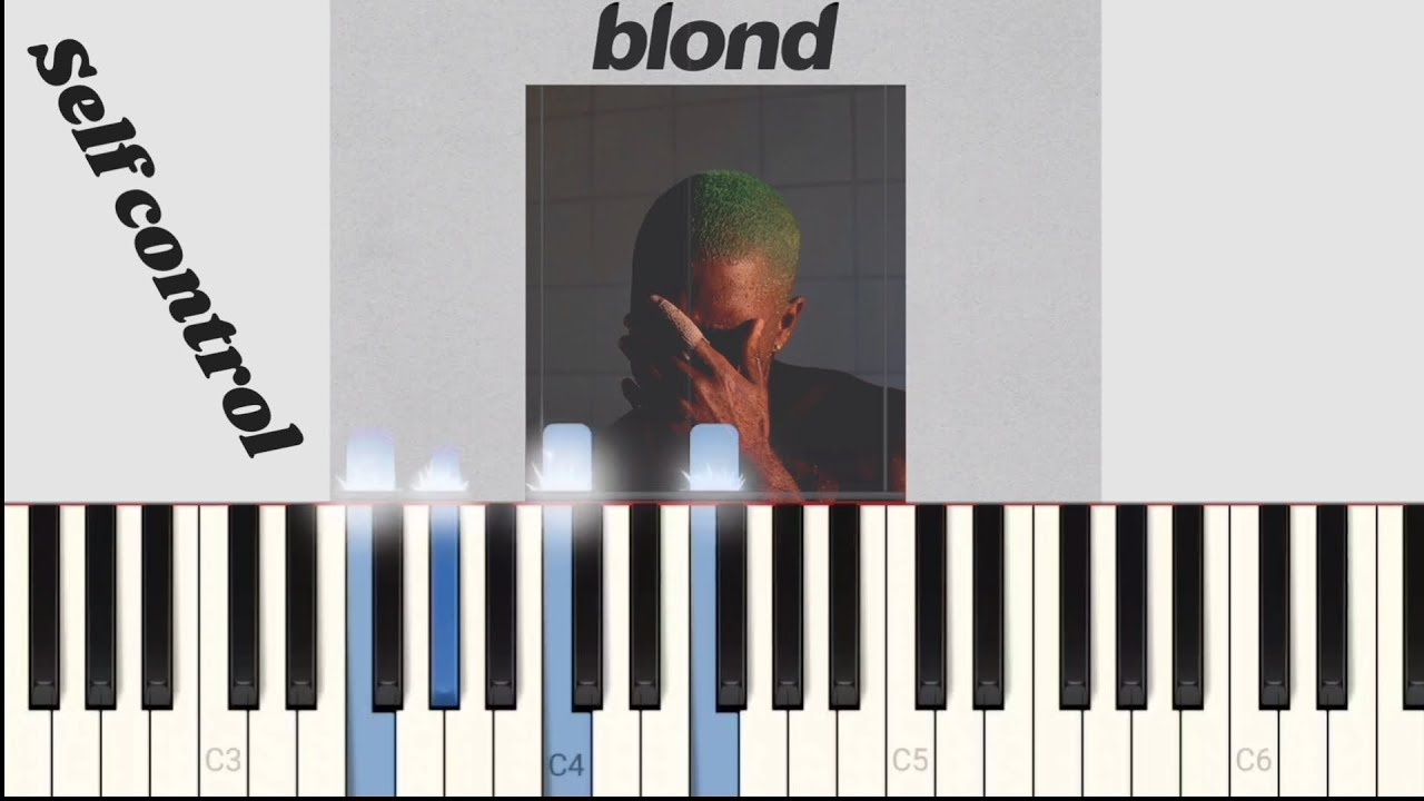 Frank Ocean - Self Control | Piano tutorial - YouTube