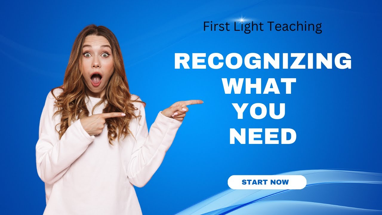 Recognizing What You Need - YouTube