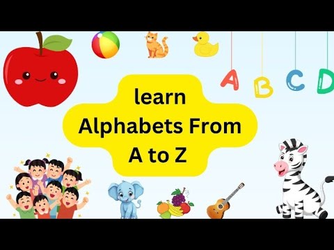 Alphabets From A To Z for kids || kids learning - YouTube