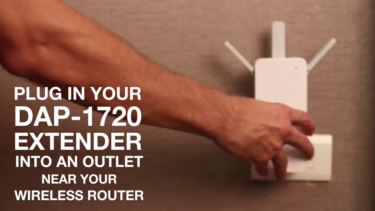 How to Set Up the AC1750 Wi-Fi Range Extender (DAP-1720) - YouTube