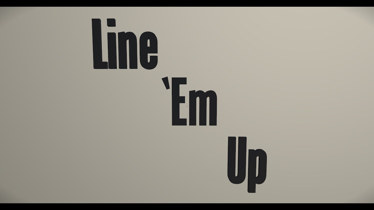 Line Em Up Episode [0] (Pilot Recording) - YouTube