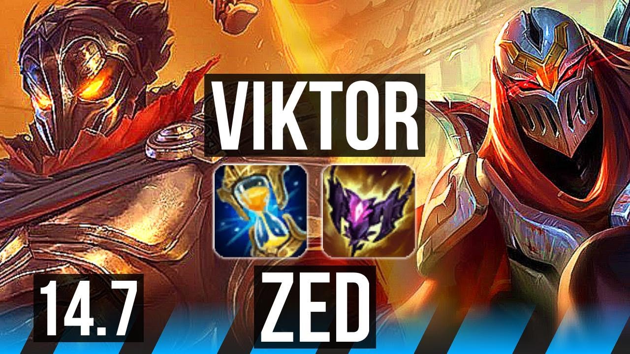 VIKTOR vs ZED (MID) | 65% winrate, 6/3/13 | BR Master | 14.7 - YouTube