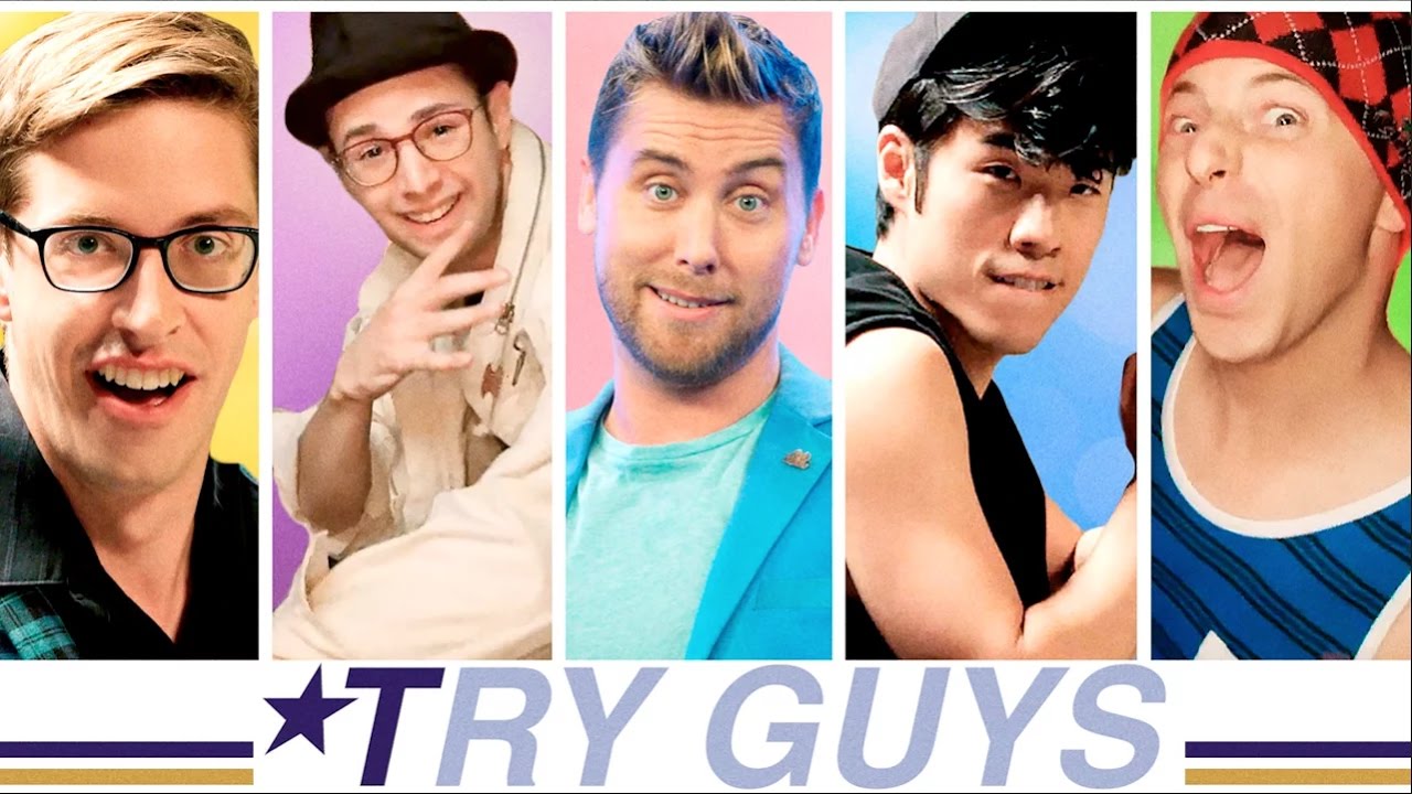 The Try Guys 90s Boyband Music Video Challenge - YouTube
