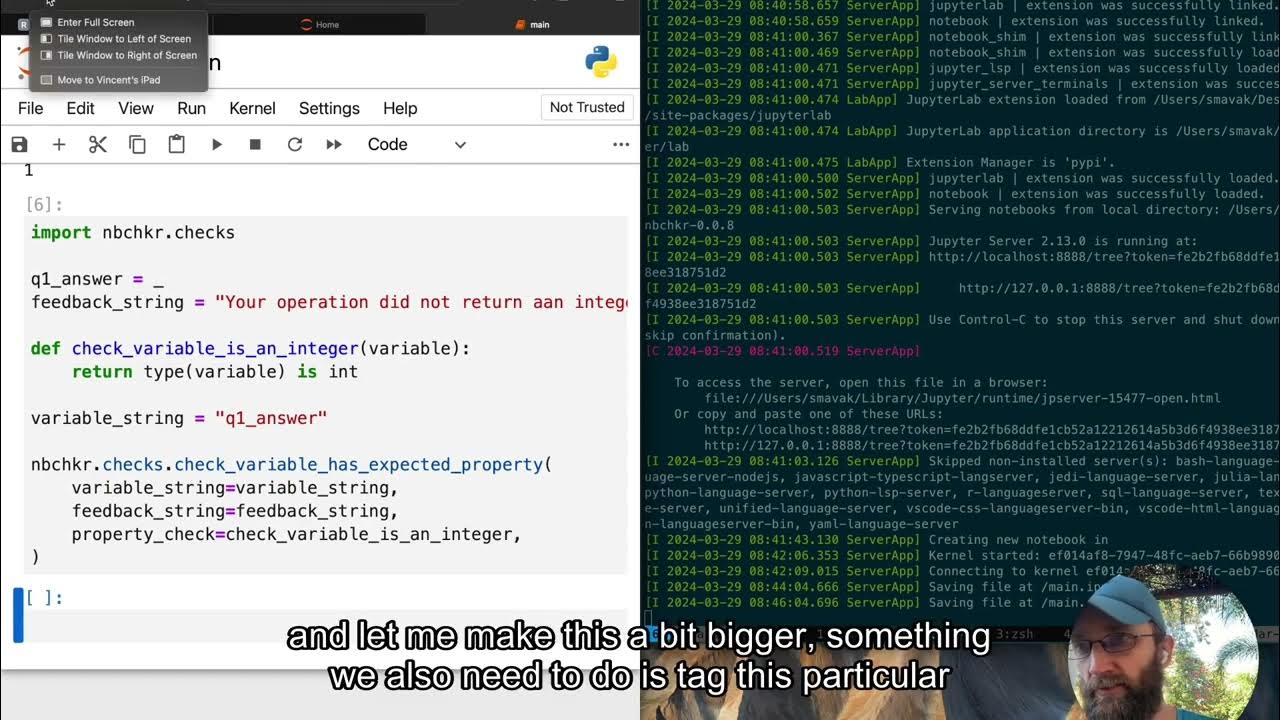 Automated checking of Jupyter notebook assignments with nbchkr 0.0.8 ...