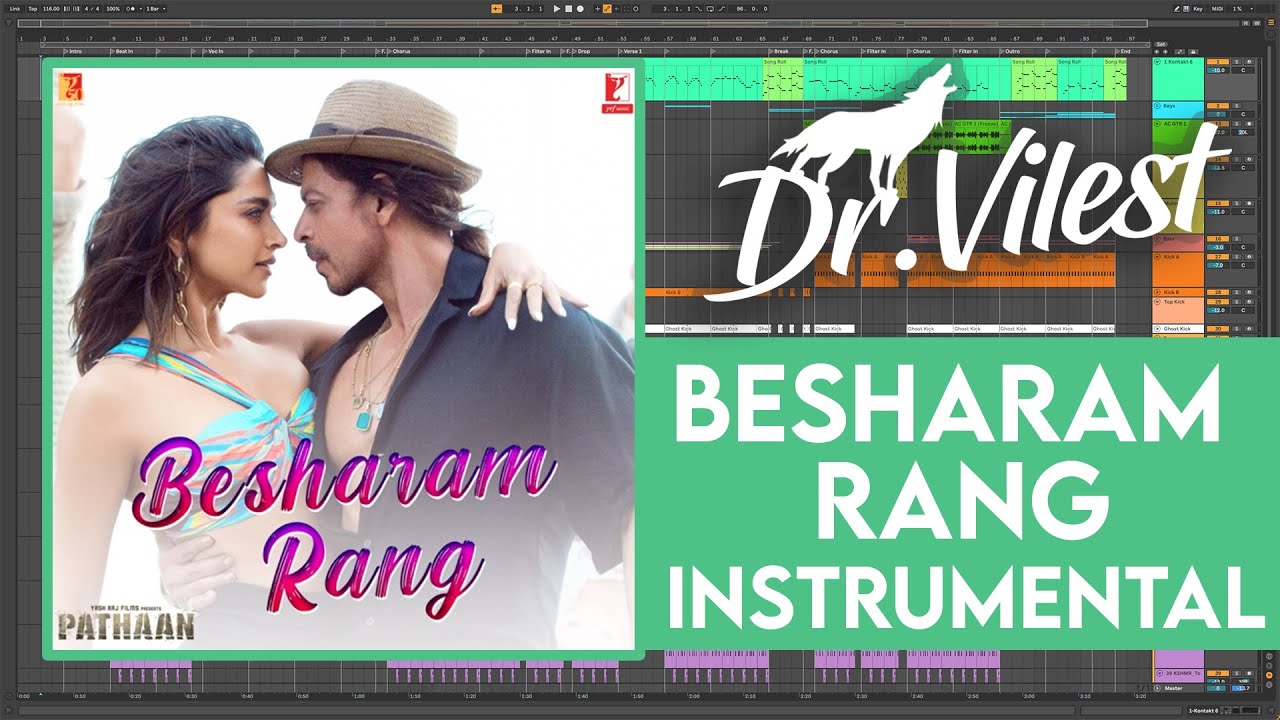 Besharam Rang | Instrumental | Vishal & Sheykhar, Shilpa Rao | Dr ...
