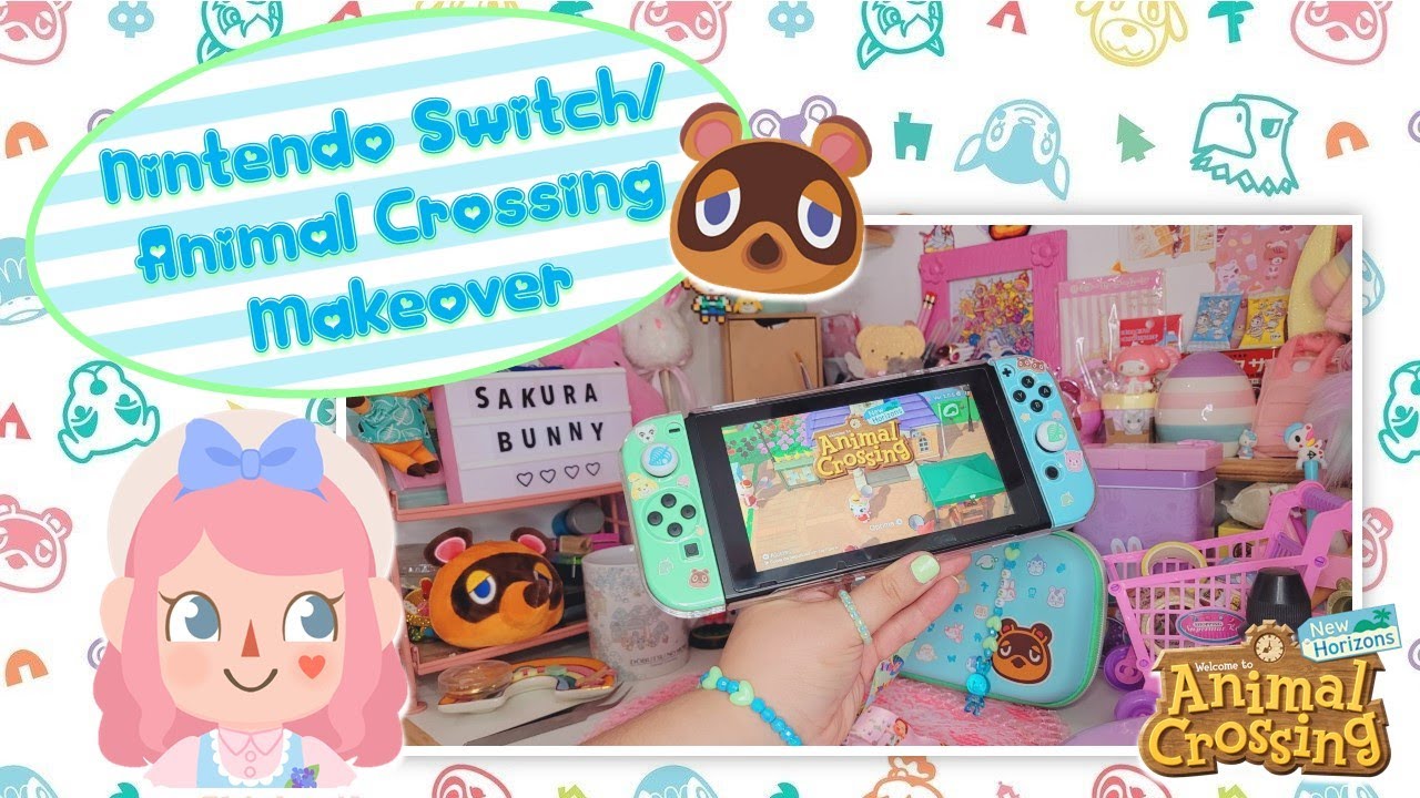 Nintendo Switch Animal Crossing MAKEOVER / ANIMAL CROSSING SWITCH ...