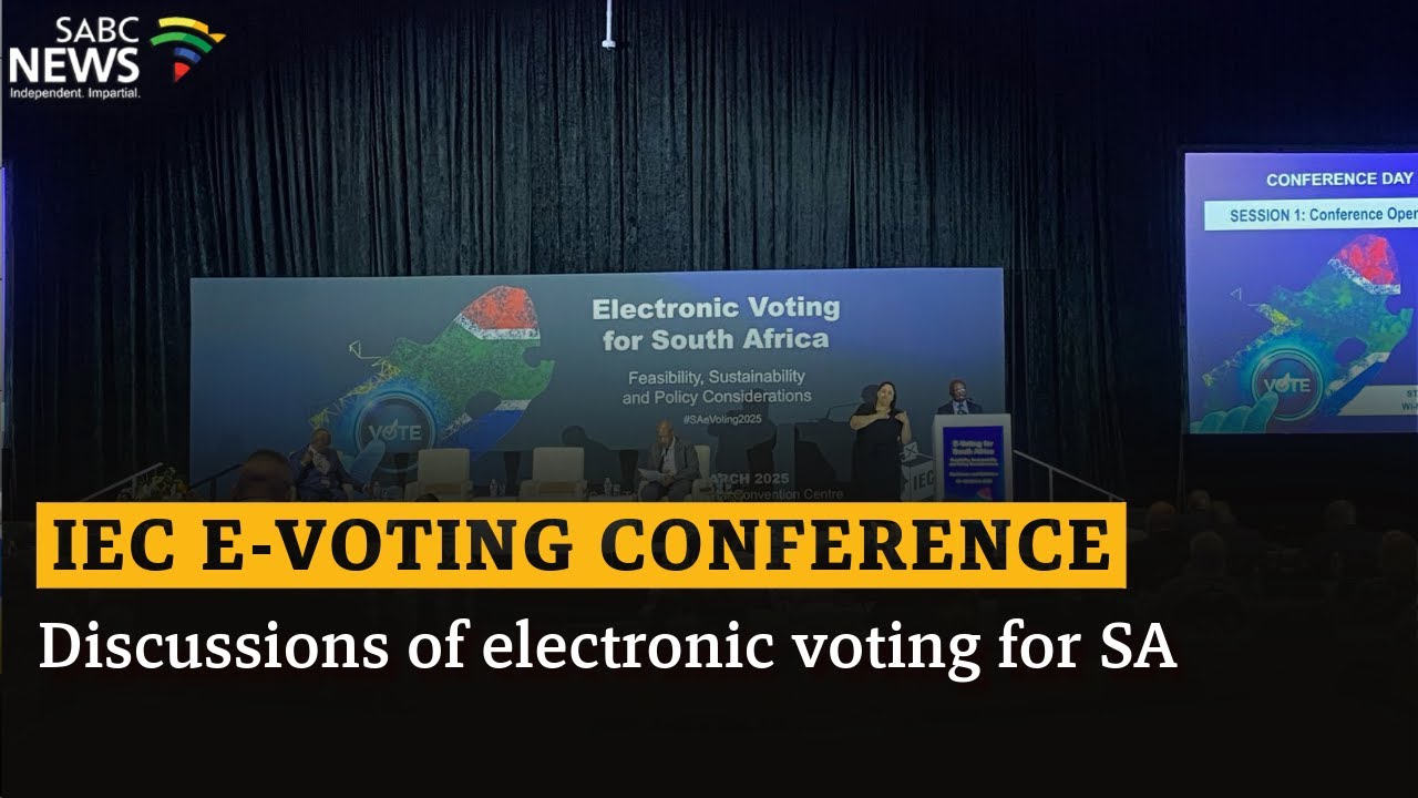 IEC E-voting Conference | Discussions of electronic voting for SA - YouTube