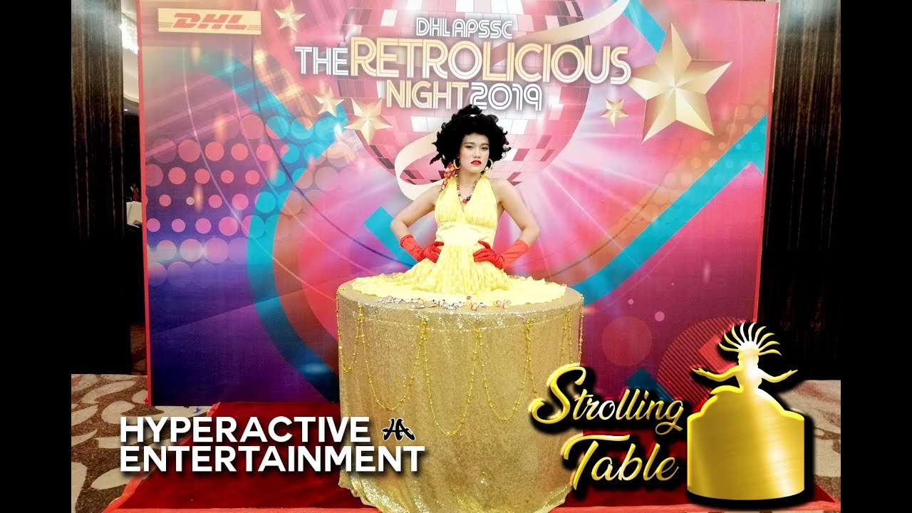 STROLLING TABLE - COSTUME TALENT 【HYPERACTIVE ENTERTAINMENT】 - YouTube