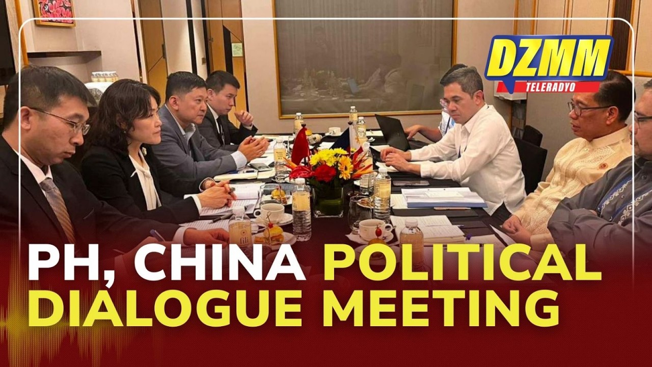 PH, China gov't resume political dialogue | DZMM Teleradyo (30 January ...