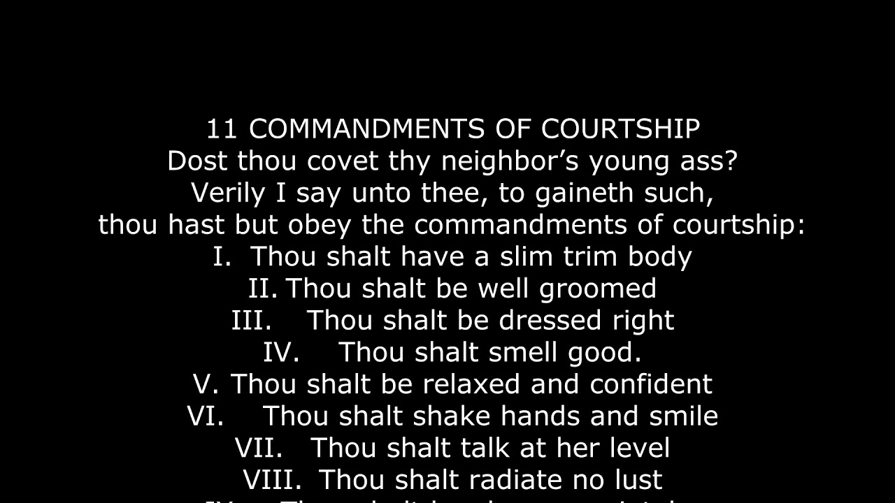 11 COMMANDMENTS - YouTube