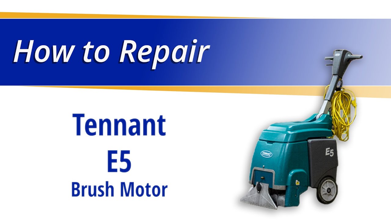 How to Replace the Brush Motor on the Tennant E5 - YouTube