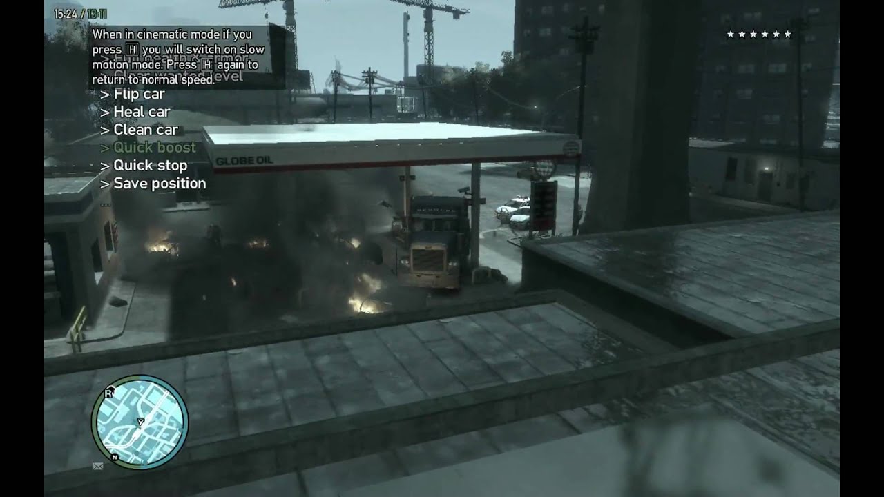 GTA IV [PC] - Fuel Station Explosion! (HD) - YouTube