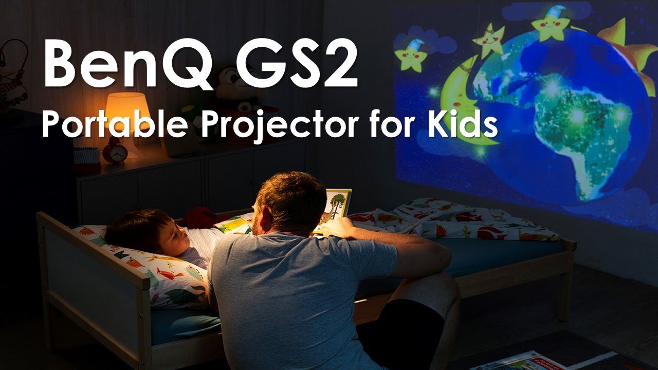 BenQ GS2 Portable Projector for Every Precious Moment with Kids - YouTube