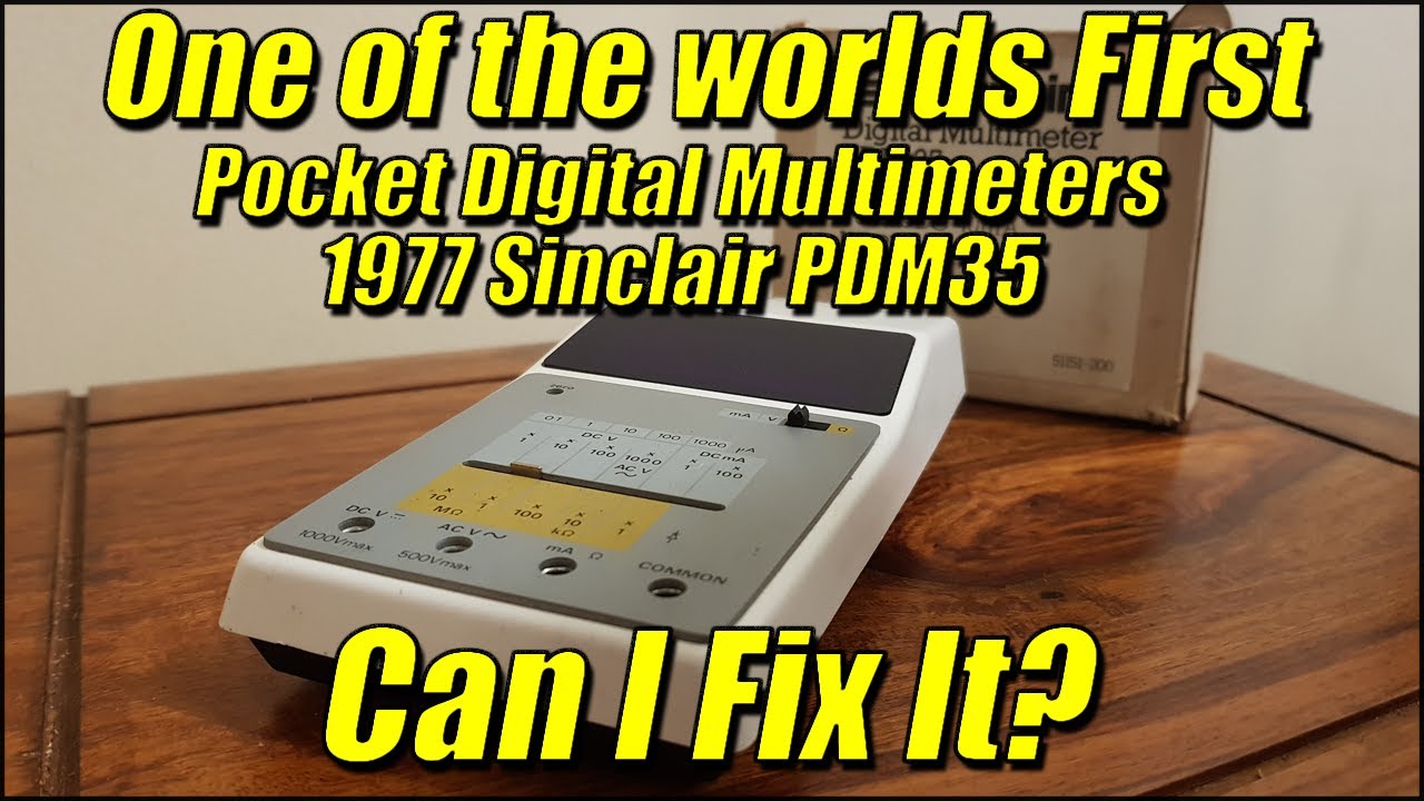 One of the worlds first Pocket Digital Multimeters | 1977 Sinclair ...