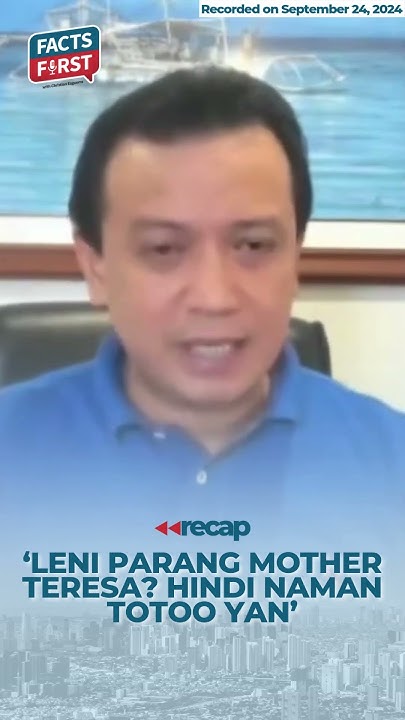 Ano ba ang hugot ni Sonny Trillanes kay Leni Robredo? - YouTube