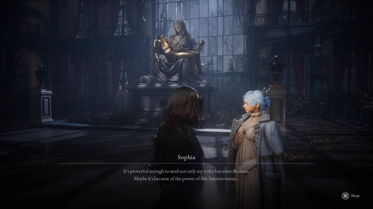 Lies of P 017 - Champion Victor and Saintess of Mercy Statue - YouTube