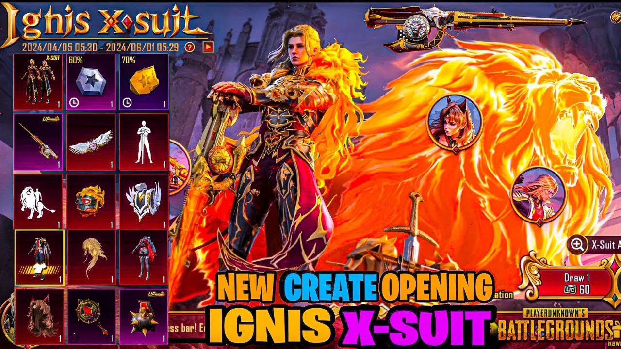 🔥WOW🔥I GOT NEW MODE 3.1 IGNIS X-SUIT IN CREATE OPENING | BGMI GAMEPLAY😎 ...