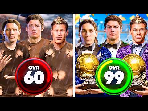 Coloquei Messi, Neymar e Ronaldo no Mesmo Time