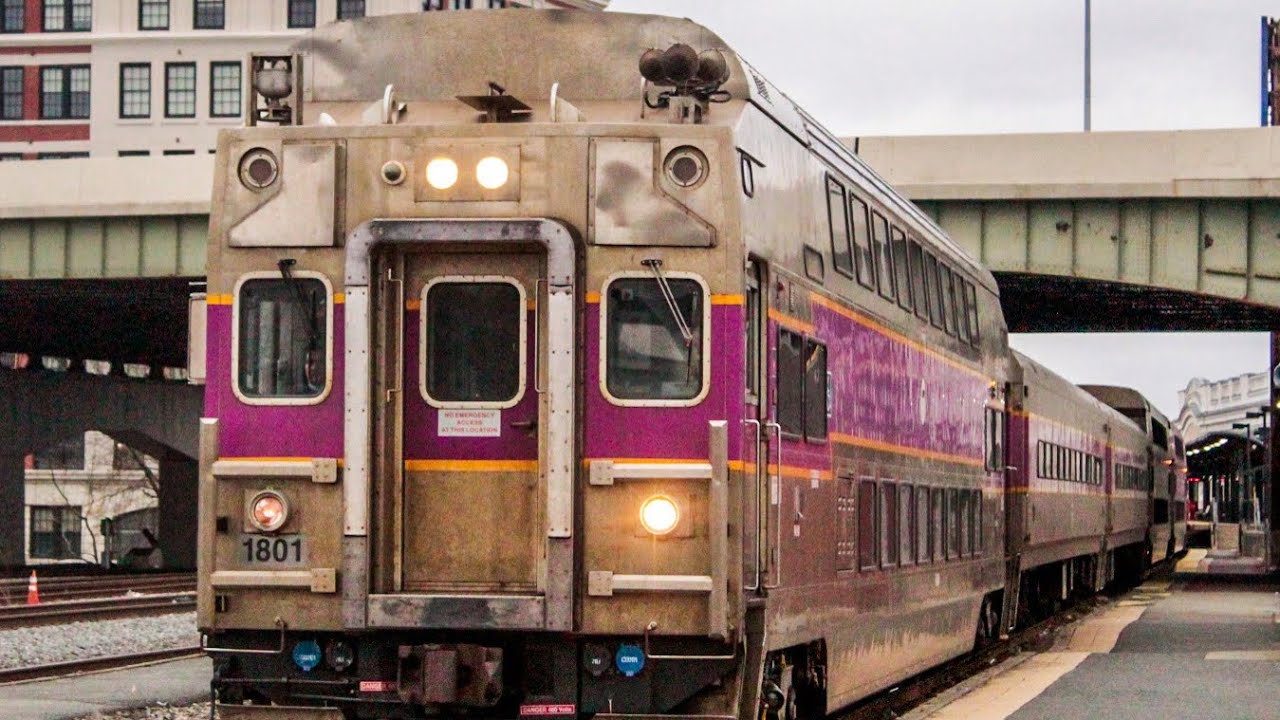 MBTA Worcester Trains - YouTube