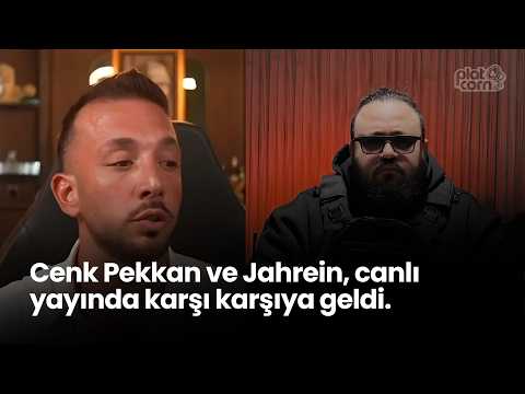 Cenk Pekkan ve Jahrein, canlı yayında karşı karşıya geldi.