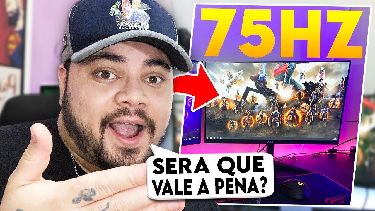 UNBOXING! Monitor CUSTO-BENEFÍCIO aoc 23.8 75hz ‎24B1XHM unboxing ...