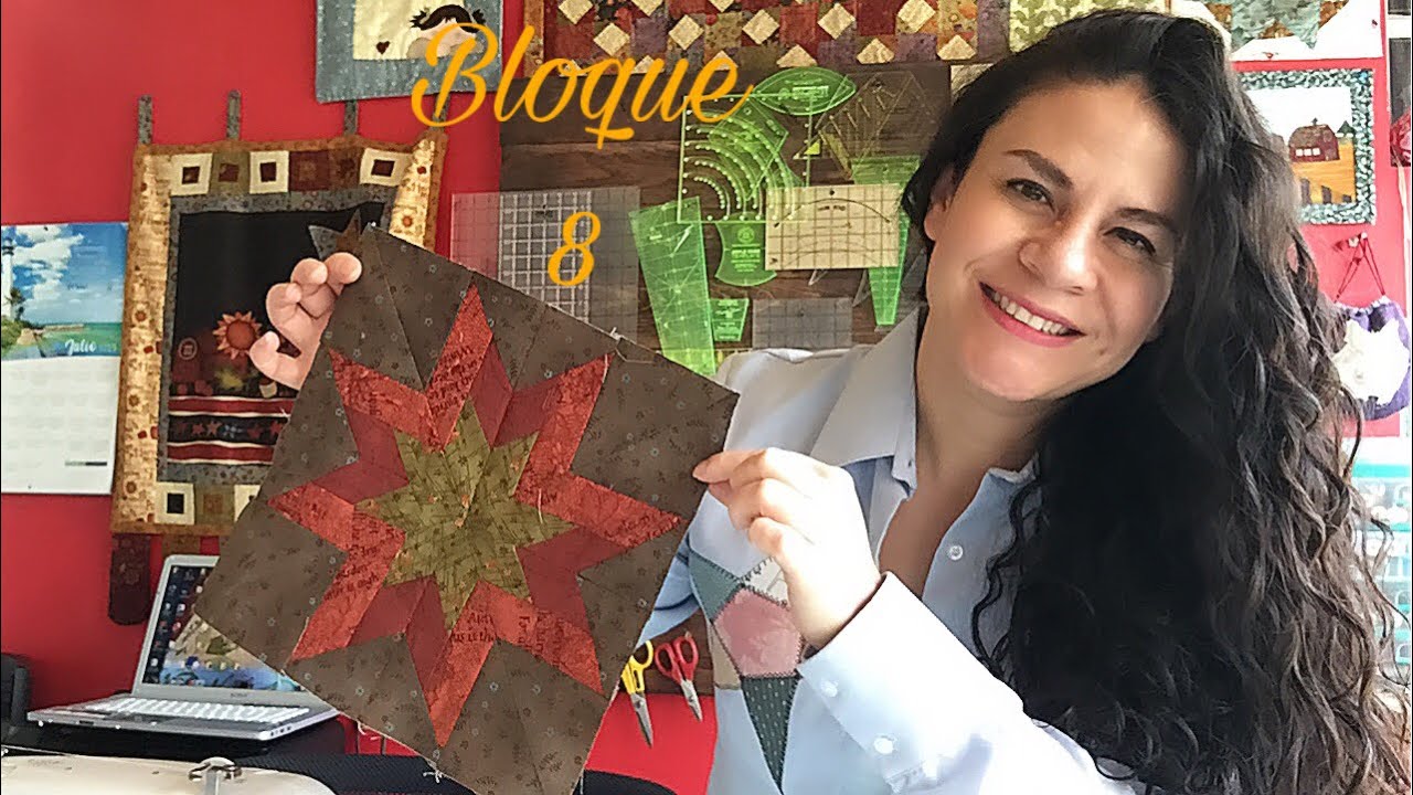 Tu clase de patchwork bloque 8 de estrella - YouTube