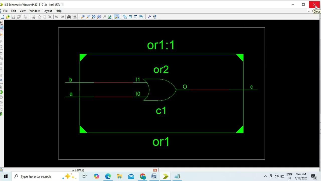 or gate simulation and synthesis using verilog - YouTube