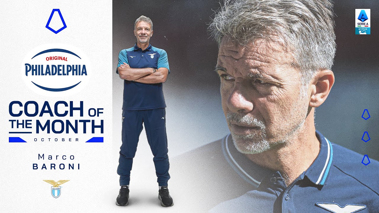 Marco Baroni | Philadelphia Coach of the Month: October 2024 | Serie A ...