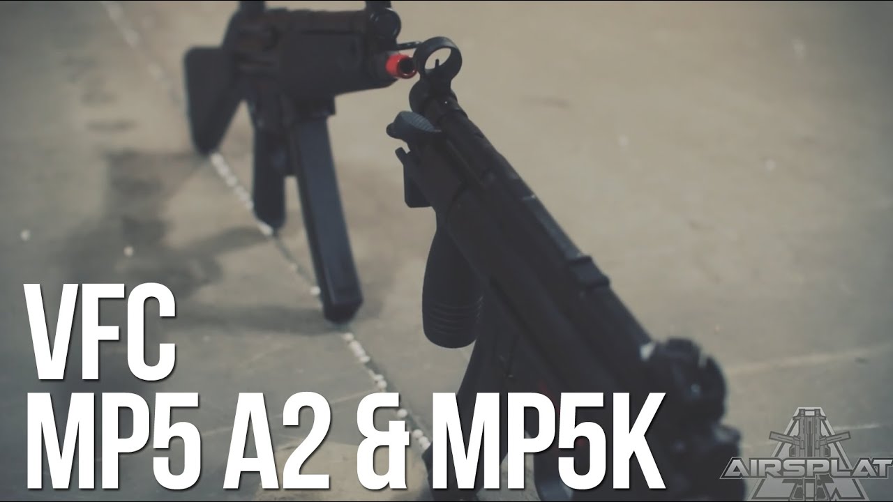 VFC MP5 A2 & VFC MP5K Airsoft Gas Blowback SMG - AirSplat On Demand - YouTube