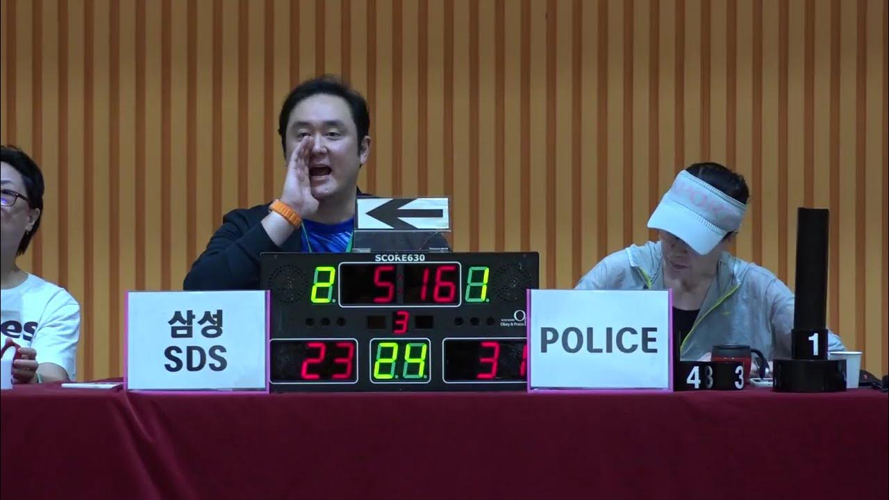 [FULL GAME] 삼성SDS[3Q]POLICE | STIZ배 2024 The K직장인농구리그 4차대회 - YouTube