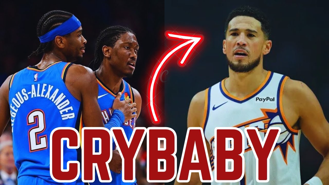 Devin Booker GOES UNHINGED on Shai Gilgeous-Alexander OKC Thunder - YouTube