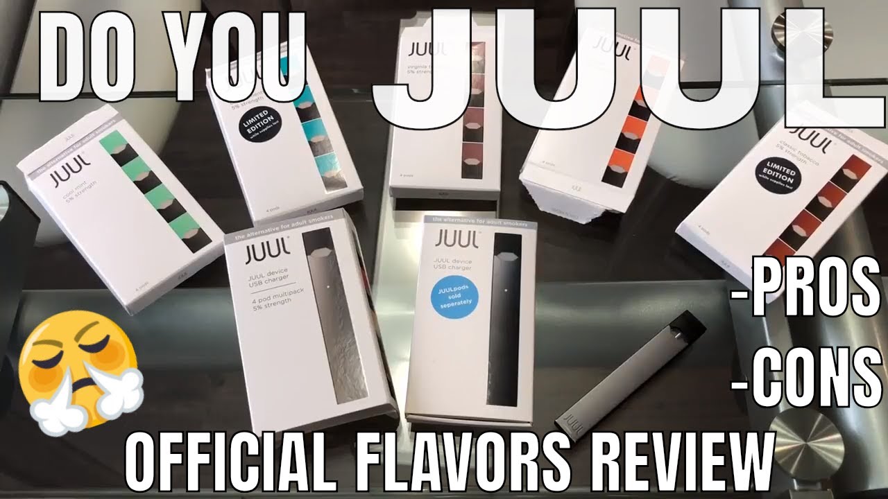JUUL | JUUL Review | Flavors Review | PROS CONS - YouTube