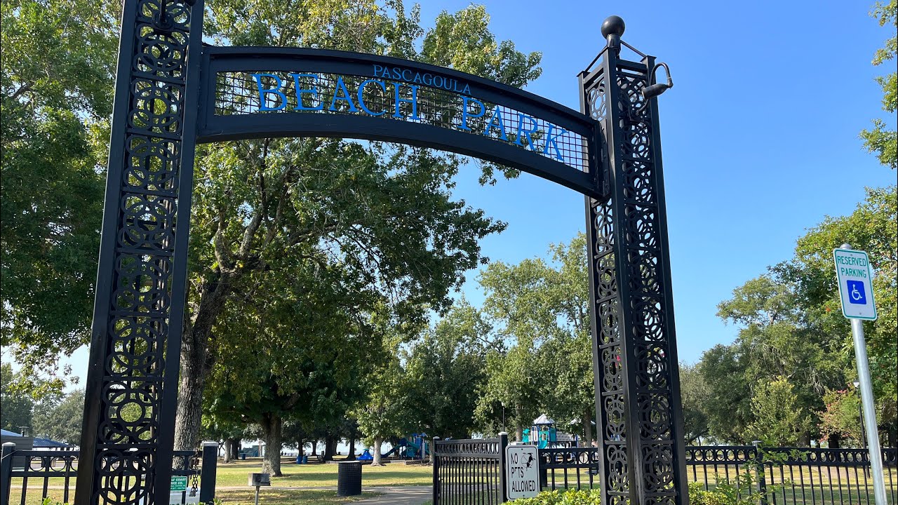 Beach Park Quick Tour Pascagoula MS - YouTube