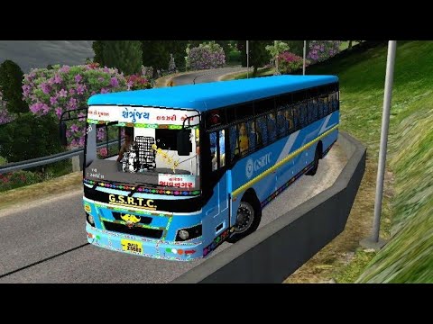 #ગુજરાત બસ //केसे डाउनलोड करें //Gsrtc New Bs-6 Bus // Gsrtc New blue ...