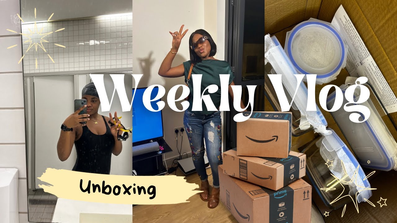 Weekly Vlog | driving & swimming learner + Unboxing - YouTube
