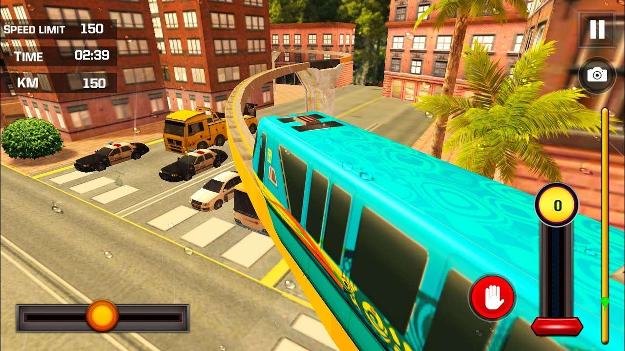 Monorail Simulator 3D - Train Games - (Level 10) - YouTube
