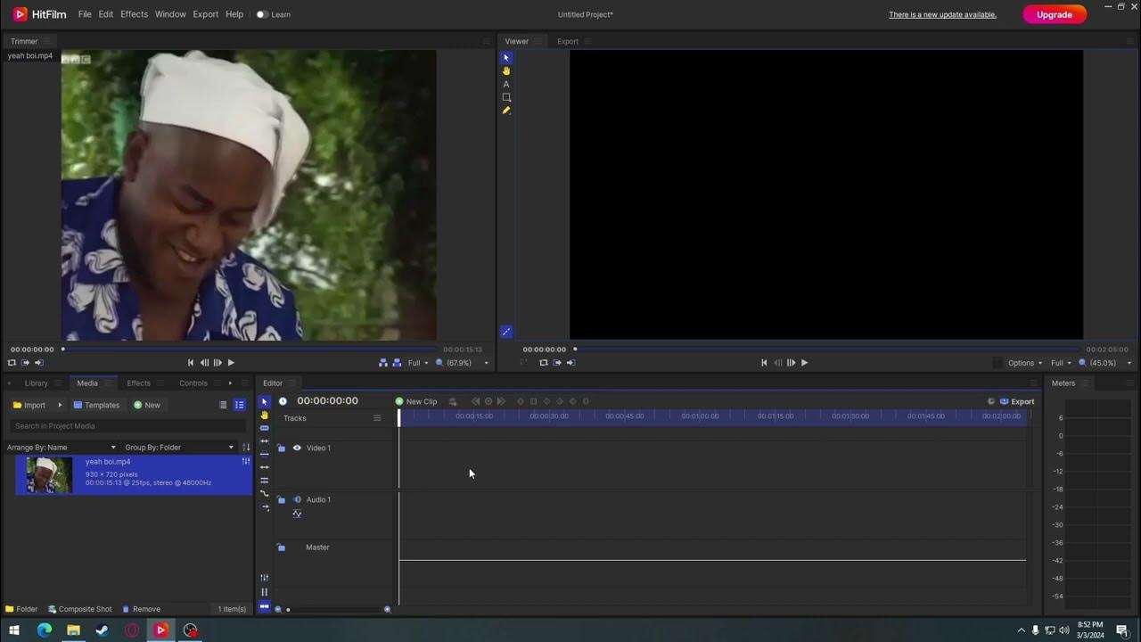 How to remove black borders and fit video to aspect ratio in Hitfilm Express - YouTube